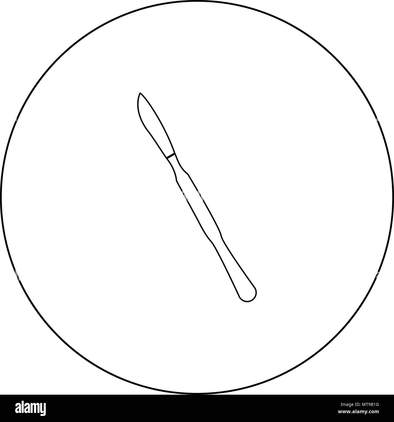 Surgery knife Stock Vector Images - Alamy