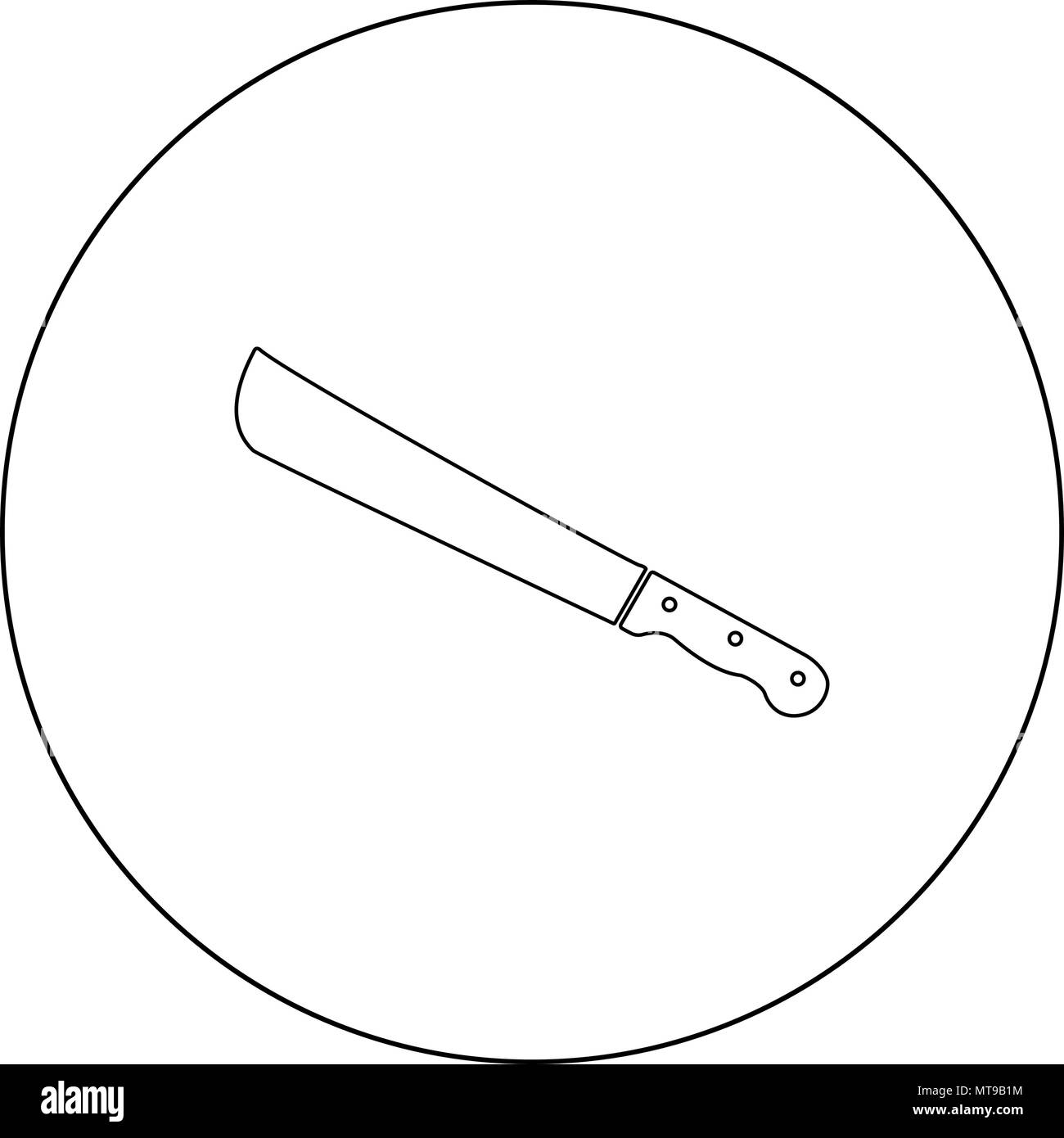 Machete cut Stock Vector Images - Alamy