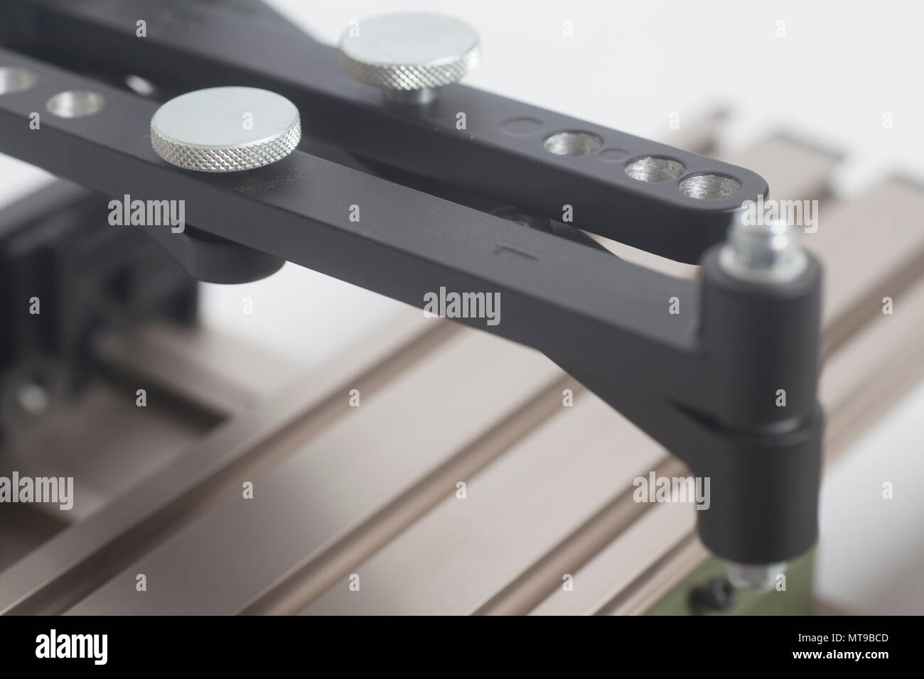 Engraving device pantograph on a white background Stock Photo - Alamy