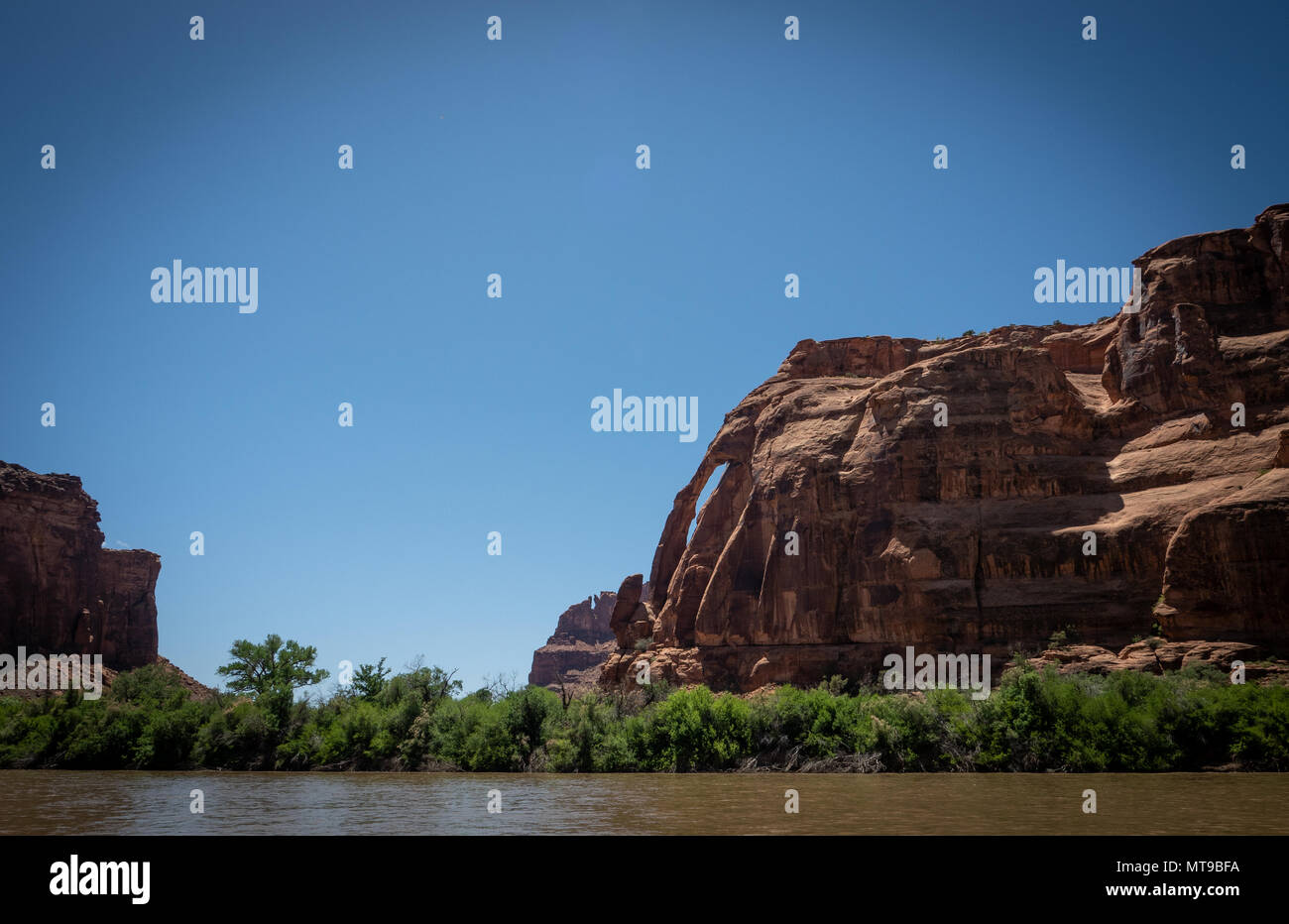 Jug Handle Arch, Canyonlands National Park (from the Colorado River ...