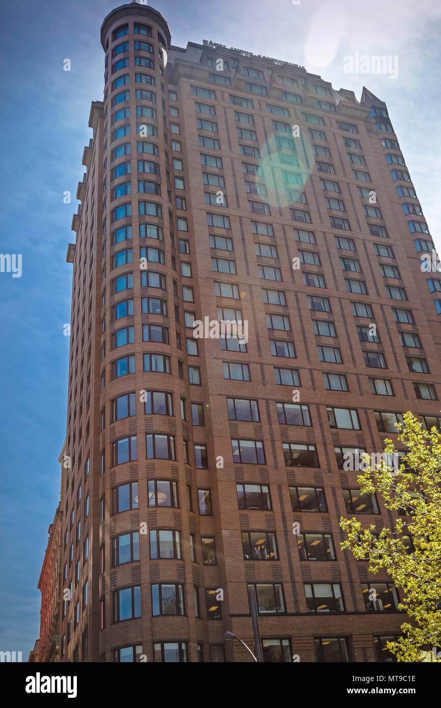 Intercontinentale Hotel at High Noon Stock Photo - Alamy