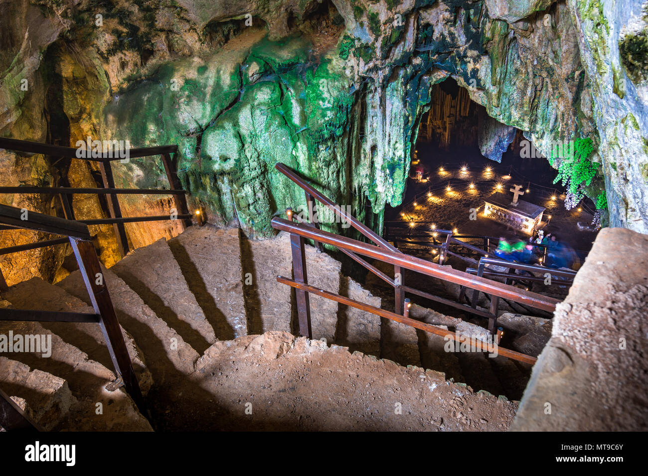 Cave of Gerontospilios, Melidoni, Crete, Greece Stock Photo - Alamy