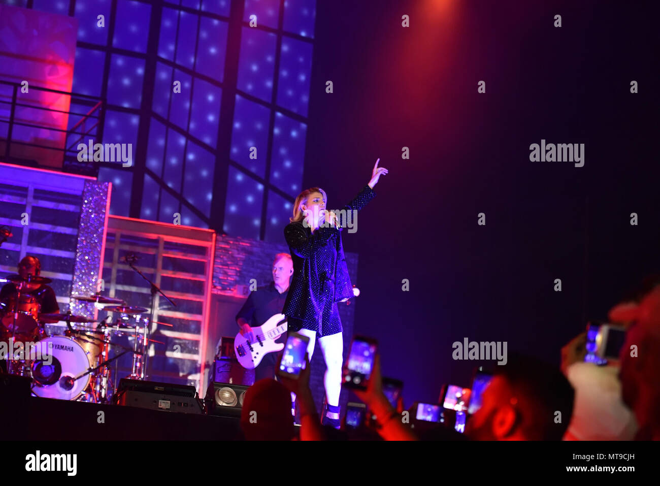 Napoli, Italy. 28th May, 2018. The Italian singer and songwriter Emma ...
