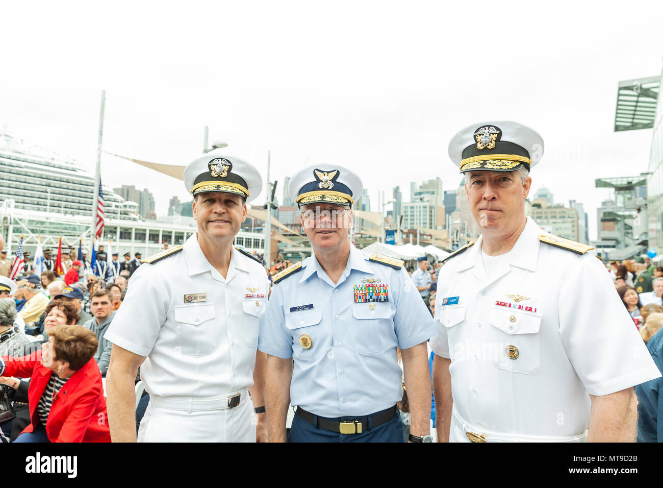 New York, United States. 28th May, 2018. Rear Admiral John Jack Scorby ...