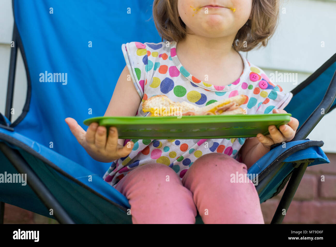 Girl Sandwich Ham High Resolution Stock Photography and Images - Alamy
