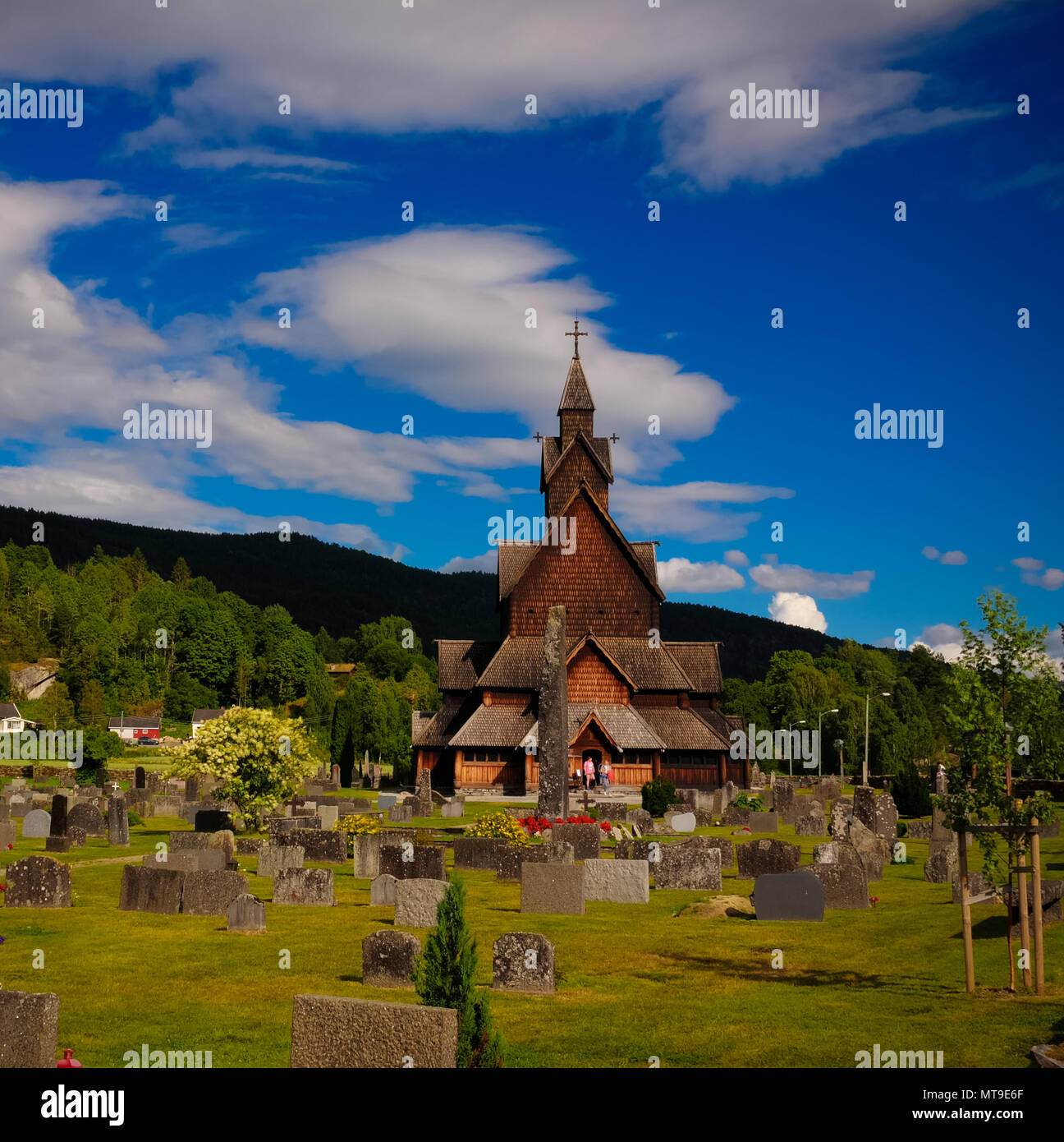 Heddal Stave Church, Norways largest stave church, Notodden ...