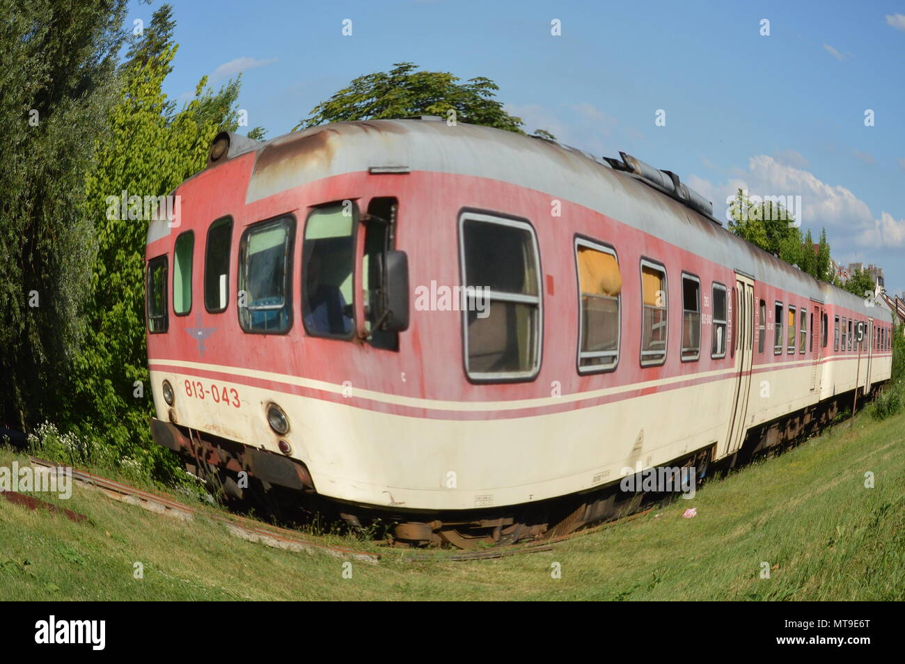 Fisheye train hi-res stock photography and images - Alamy