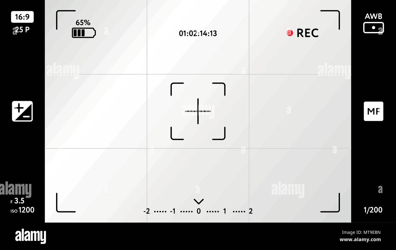 Modern smart phone camera focusing screen Stock Vector Image & Art - Alamy