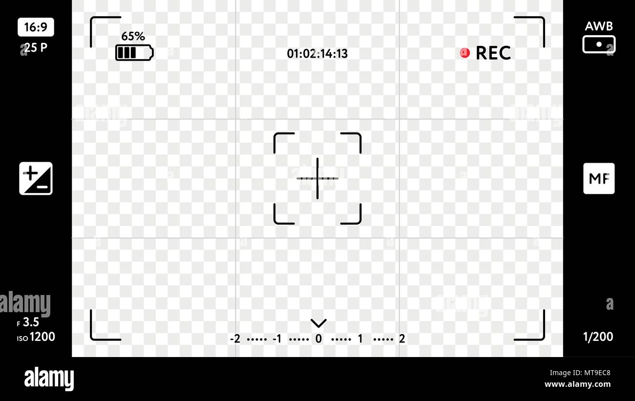 Modern smart phone camera focusing screen Stock Vector Image & Art - Alamy