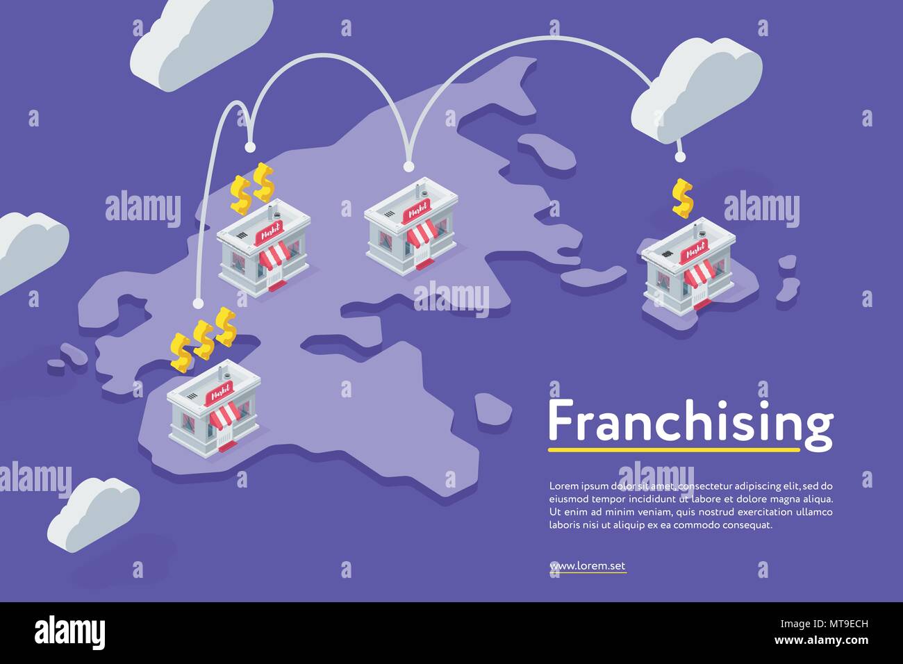 Store distribution Stock Vector Images - Alamy