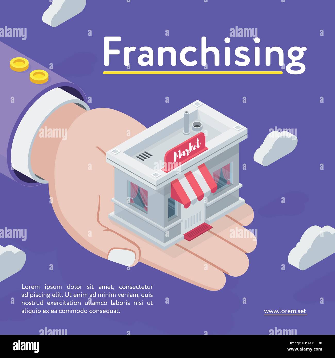 Giving order Stock Vector Images - Alamy