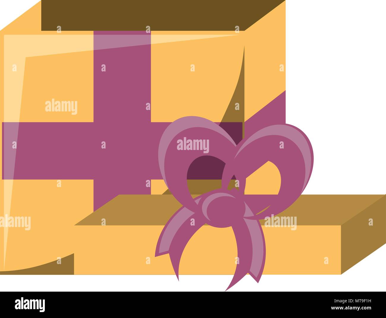 opened gift box icon over white background, colorful design. vector ...