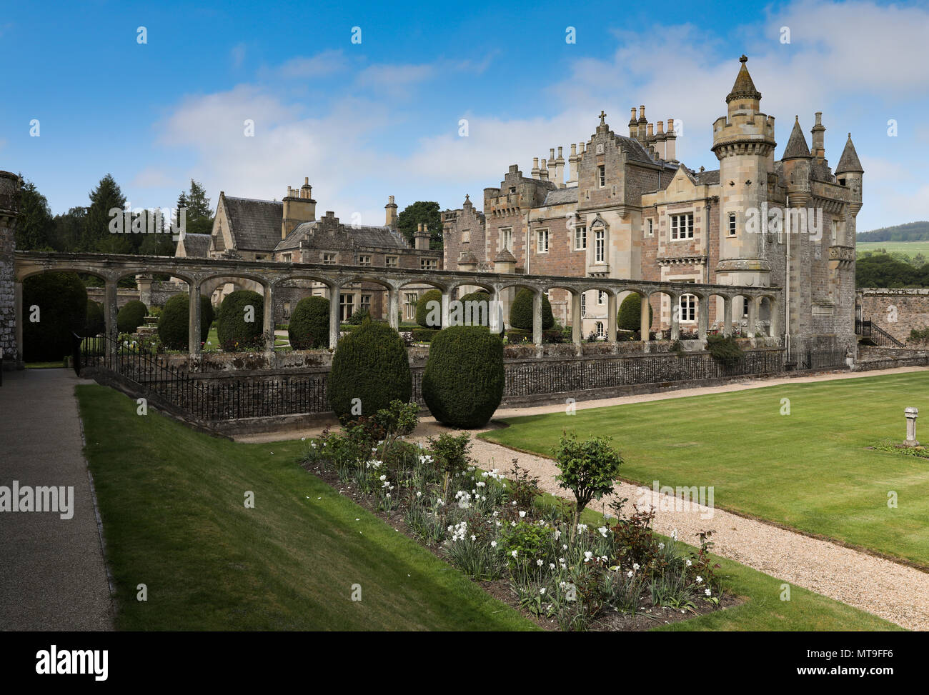 Abbotsford the home of Sir Walter Scott Stock Photo - Alamy
