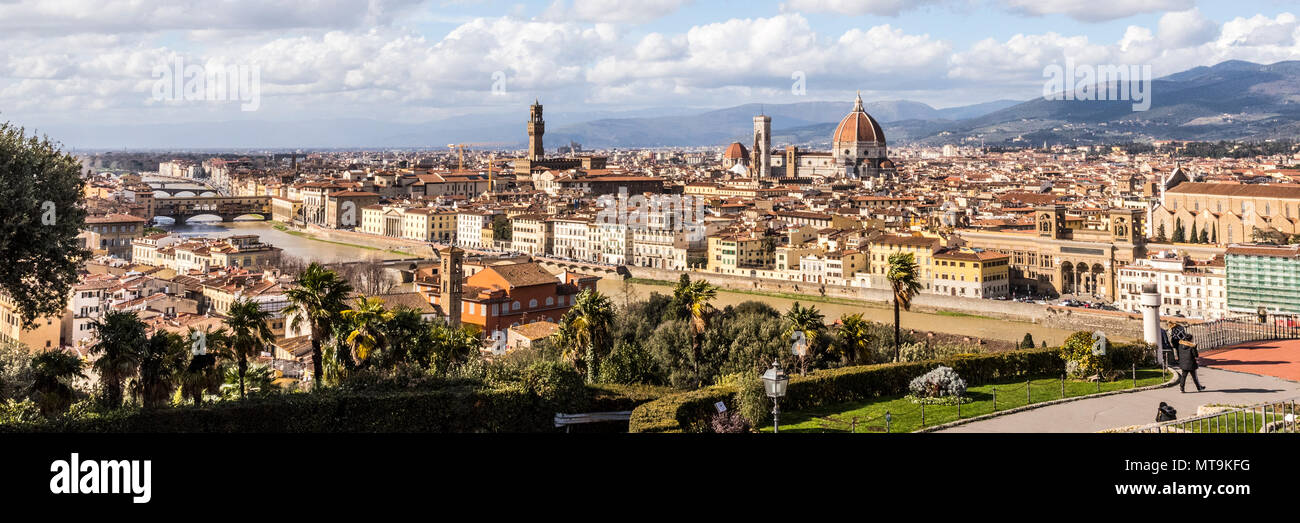 Elevated view florence cathedral hi-res stock photography and images ...
