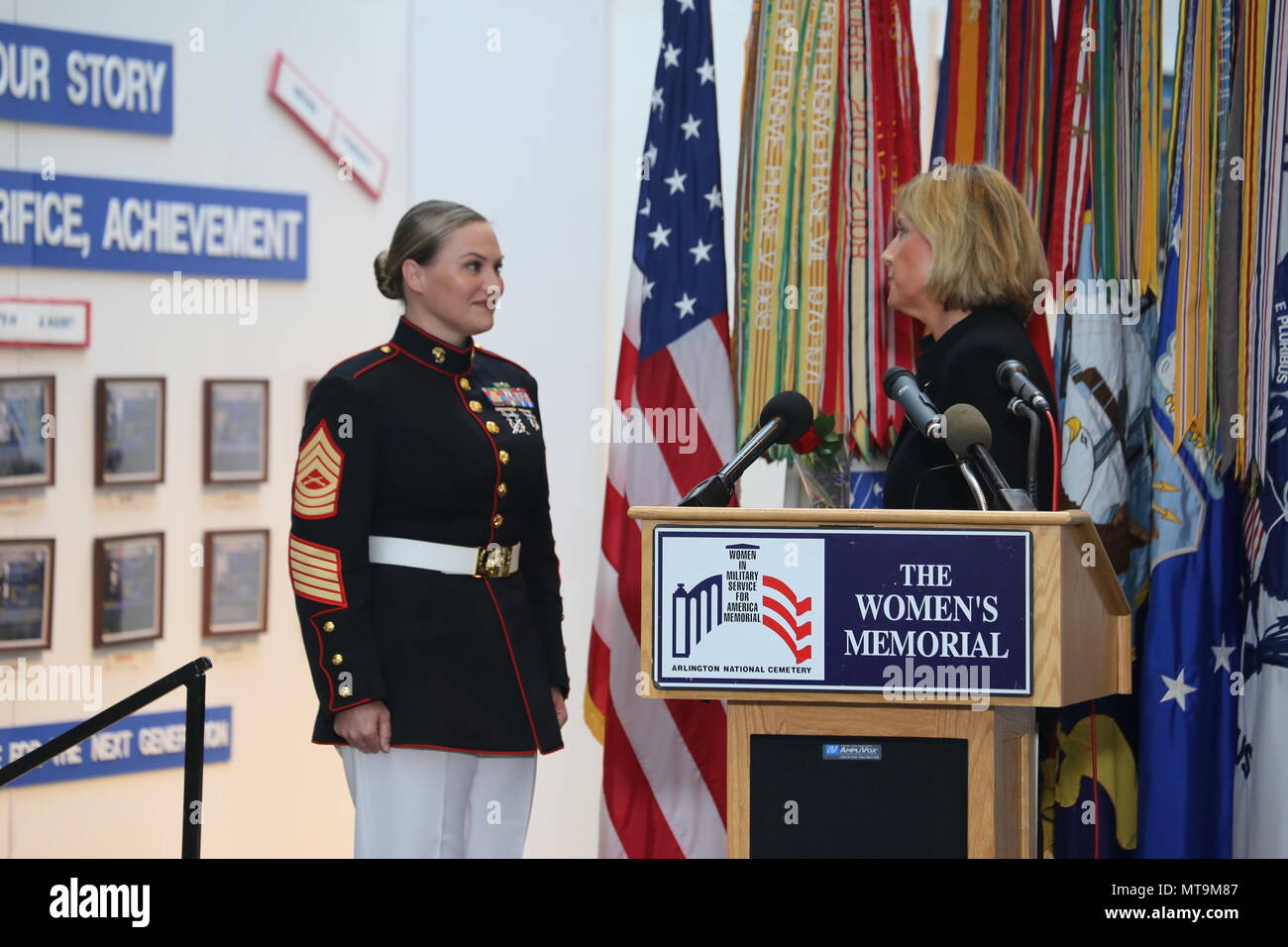 Representative Claudia Tenney, New York congresswoman, prepares to hand ...