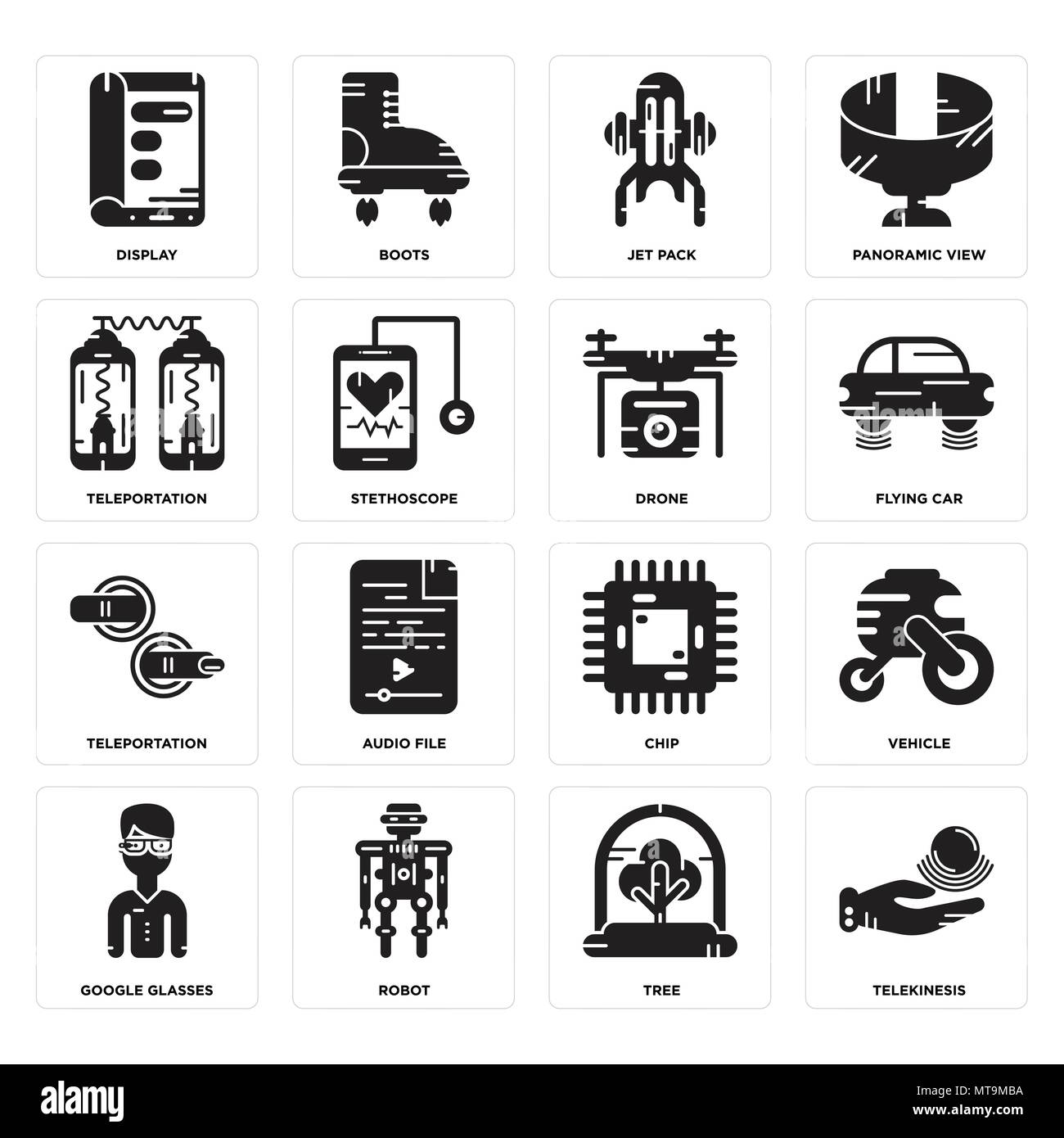 Teleportation icon vector vectors hi-res stock photography and images ...