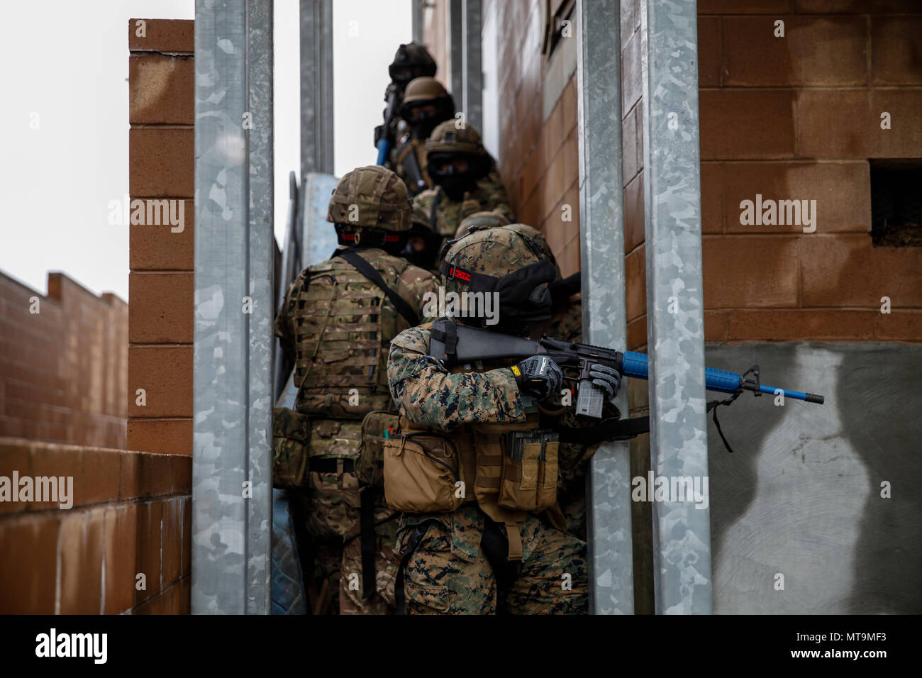 U.S. Marines with 6th Engineer Support Battalion, 4th Marine Logistics ...