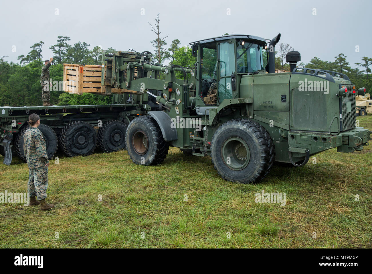 U.S. Marines with Transportation Support Company, Combat Logistics ...