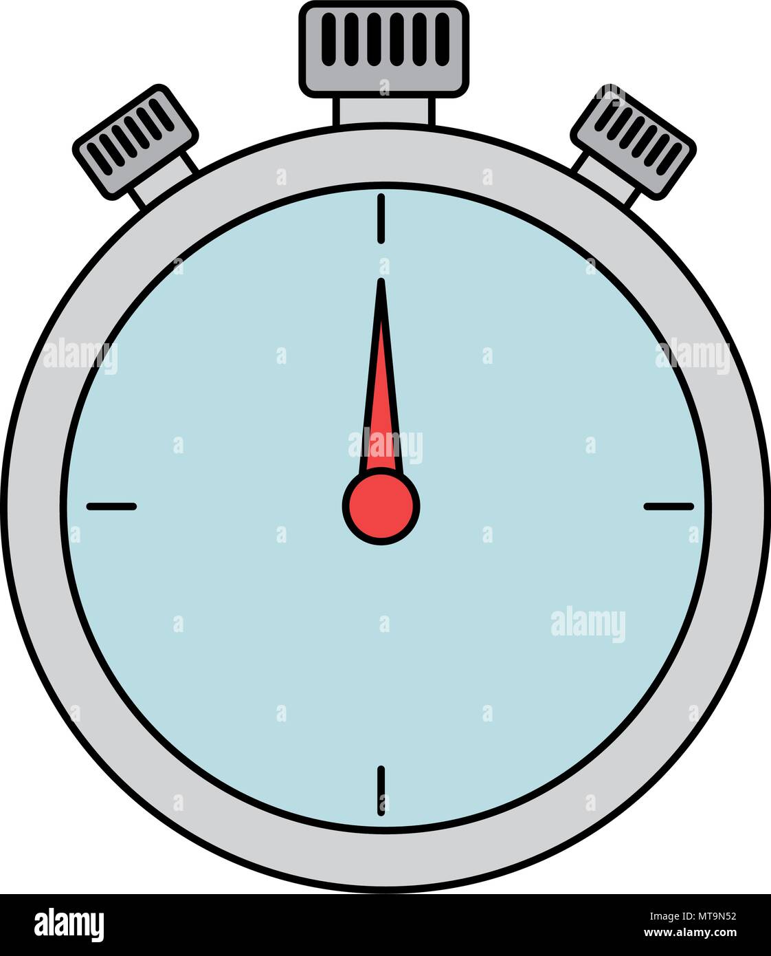 chronometer time clock isolated icon Stock Vector Image & Art - Alamy