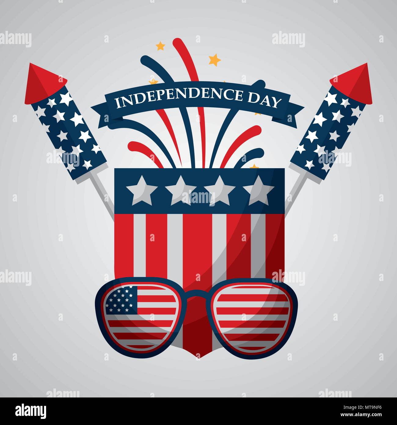 american independence day Stock Vector Image & Art - Alamy