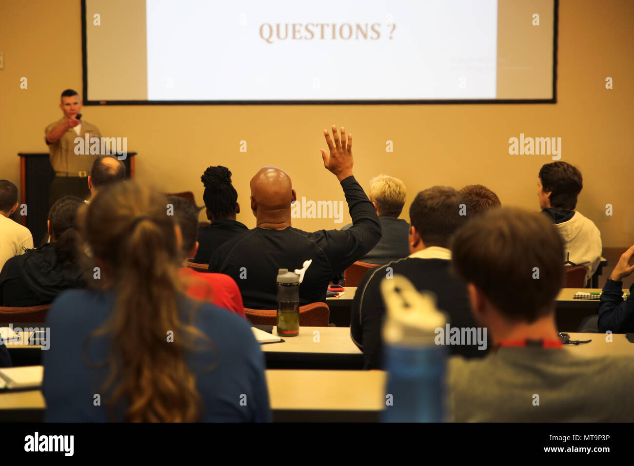 Col. Mark Clingan, the commanding officer of The Basic School, answers ...