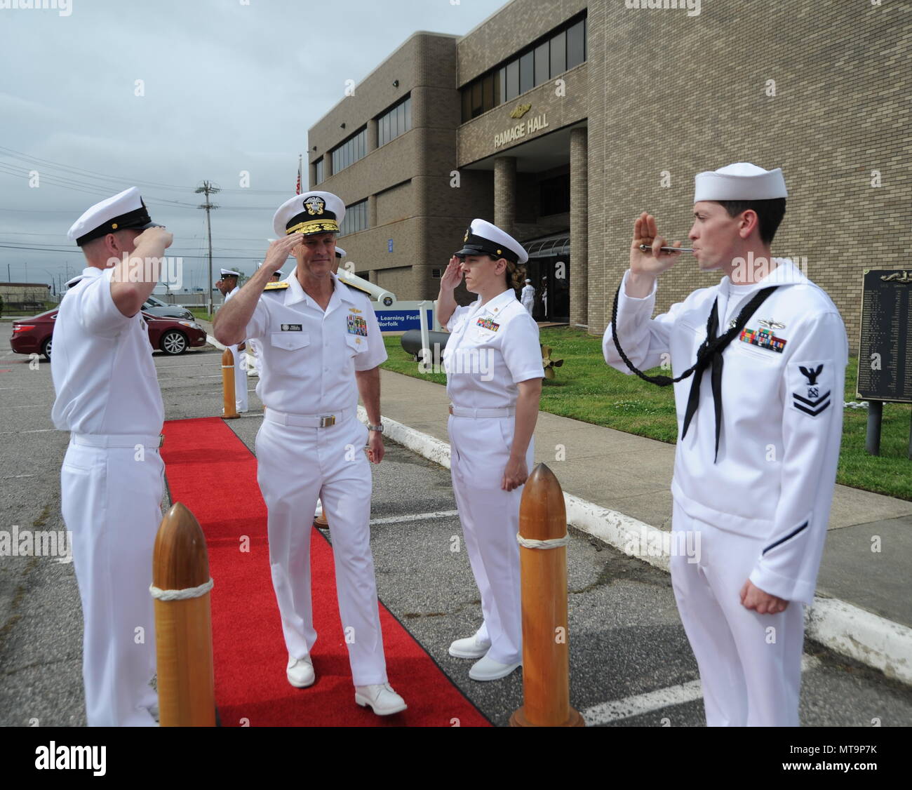 Vice Adm. William Merz, Deputy Chief of Naval Operations for Warfare ...