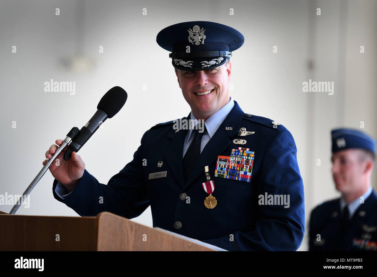 Lt. Col. Jeremy S. Bergin, previous 20th Special Operations Squadron ...