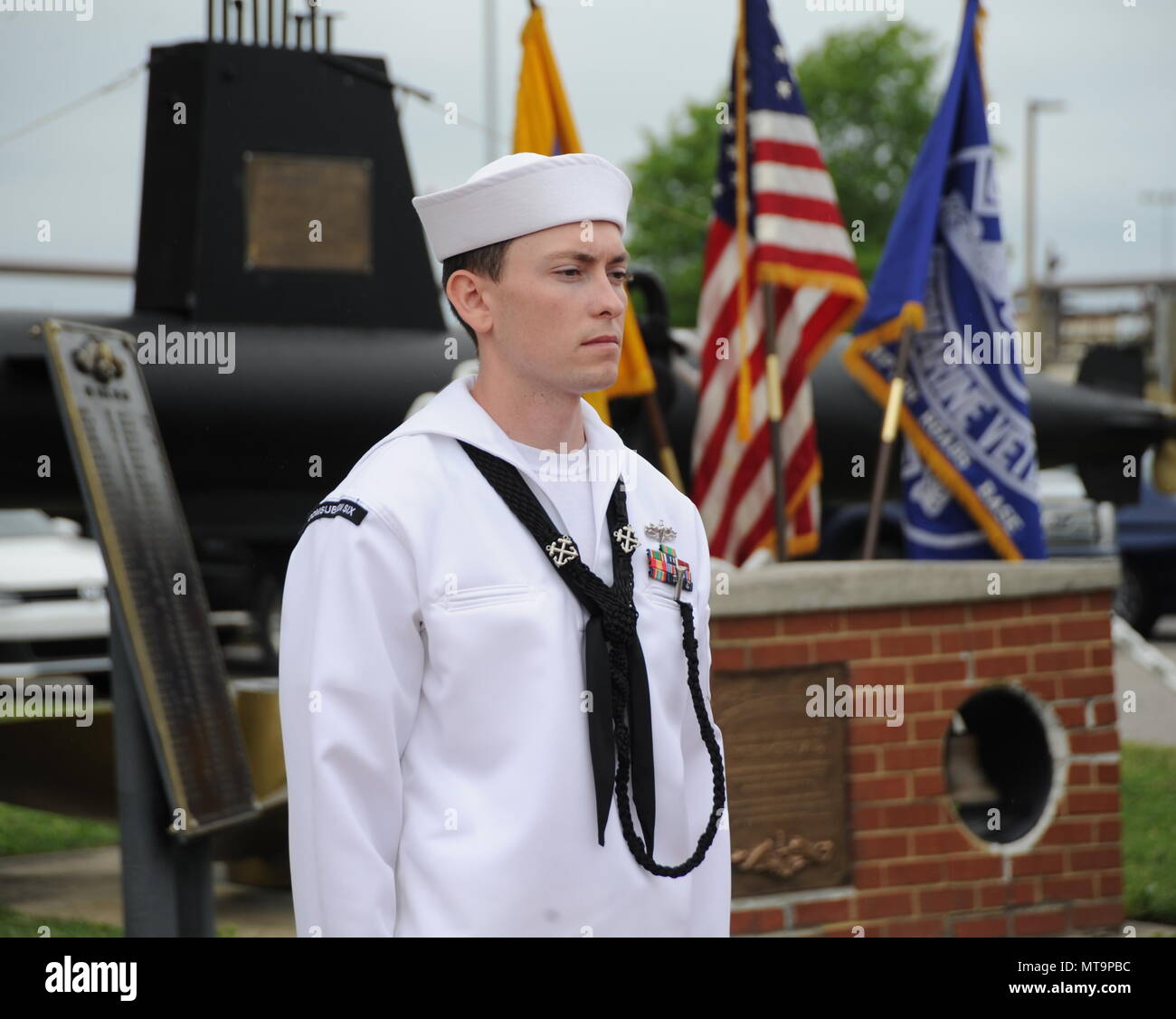Boatswain’s Mate Second Class Brandon Nobles, assigned to Submarine ...