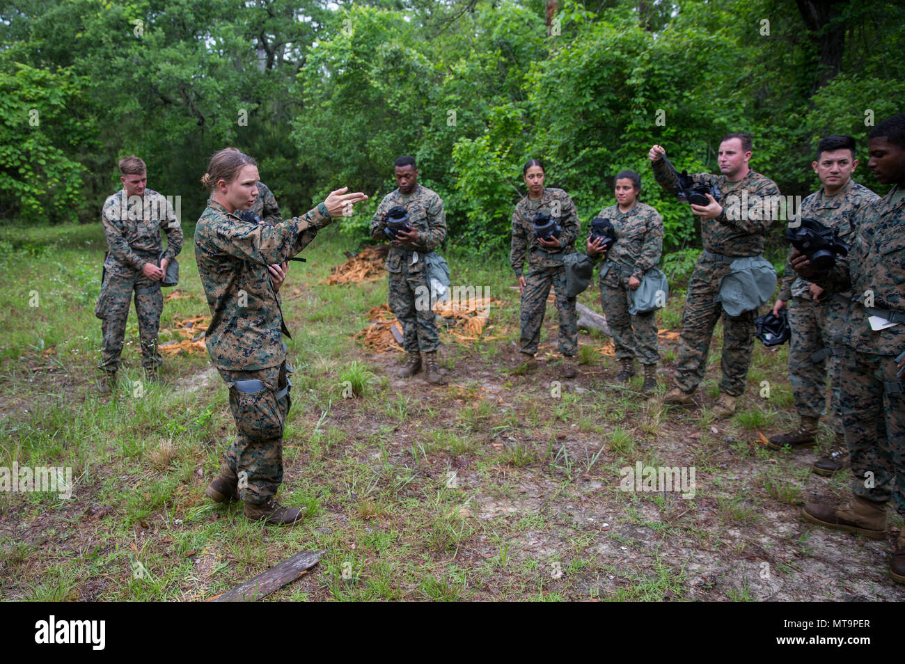 U.S. Marine Corps Staff Sgt. Heather Goetsch with Headquarters Company ...