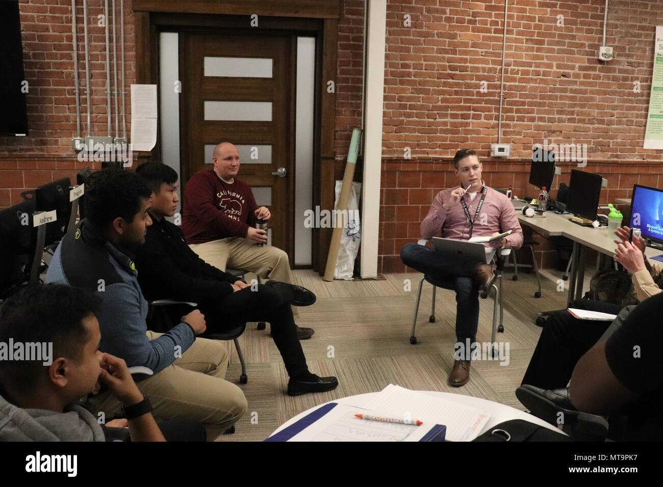 Joe Scanlan, a premier field engineer with Microsoft, mentors students ...