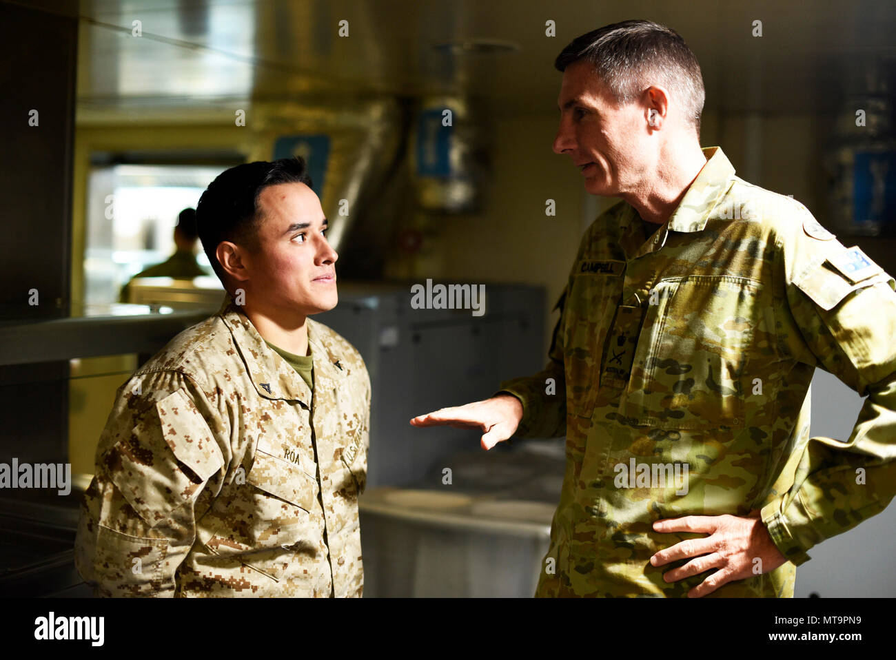 Australian Defence Force Chief of Army Lt. Gen. Angus Campbell talks ...