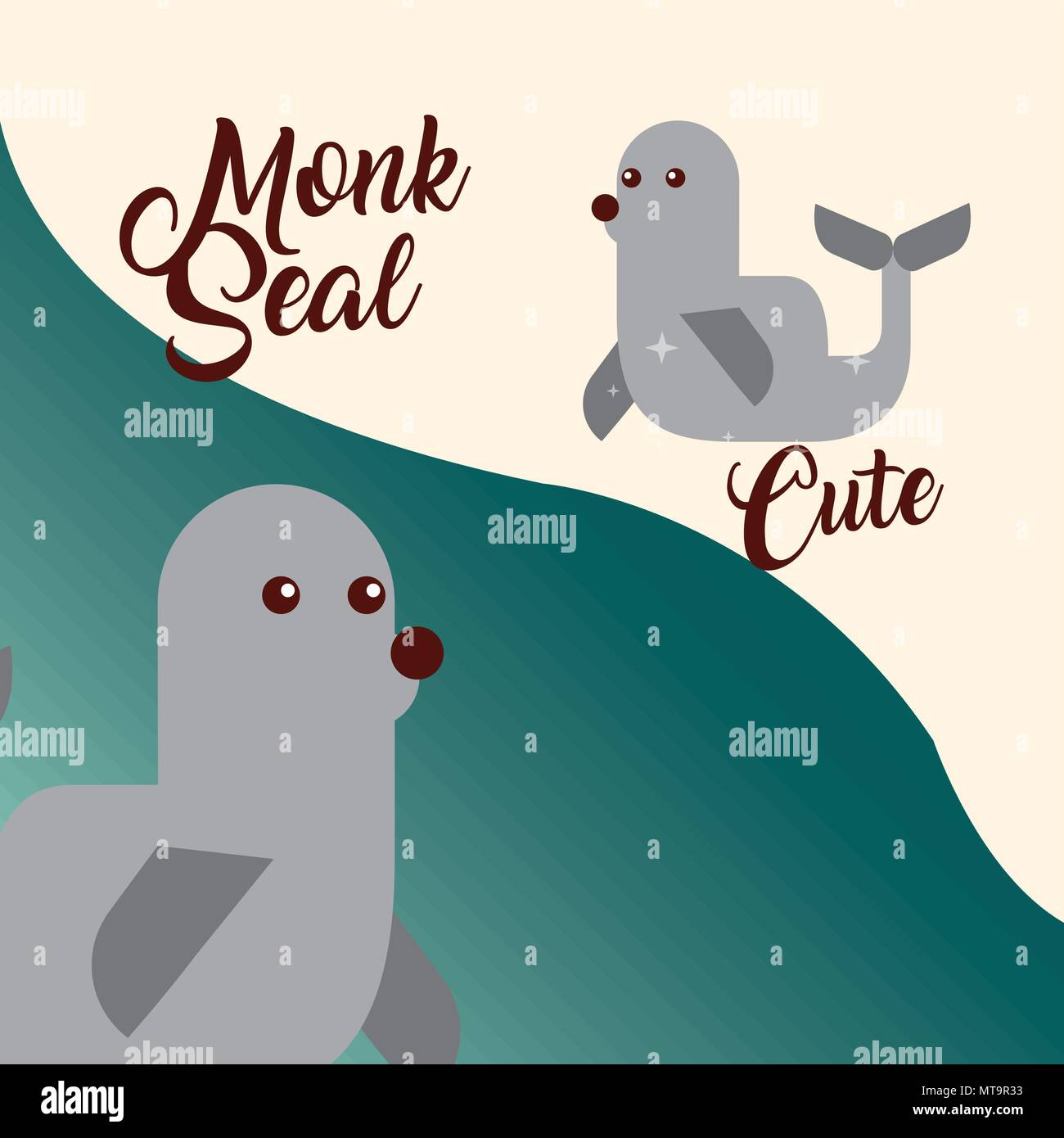 sea life cartoon Stock Vector Image & Art - Alamy