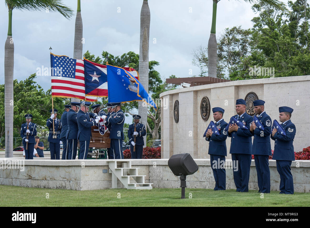 Airmen from the U.S. Air Force Honor Guard perform full military ...