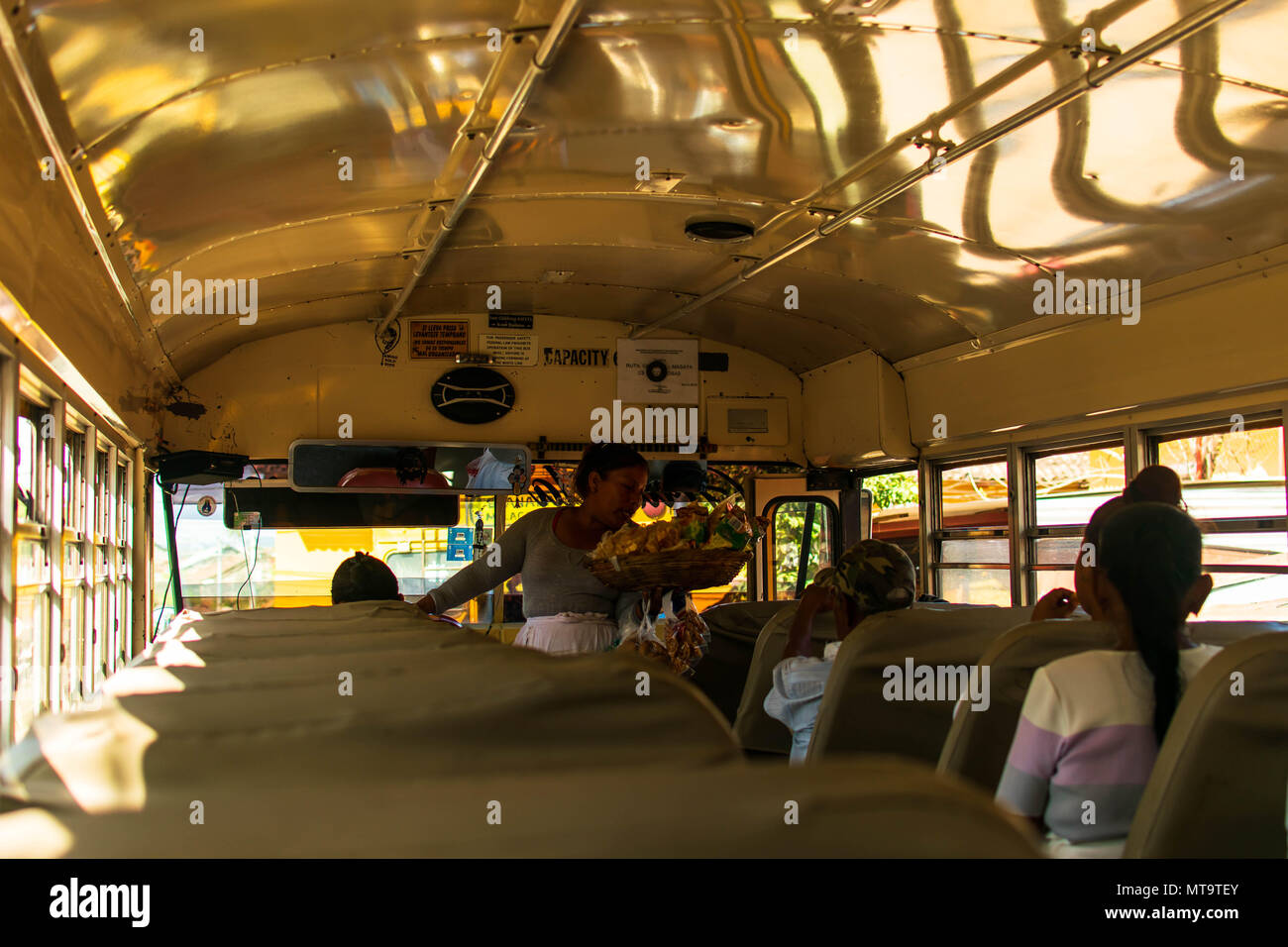 Nicaragua transport yellow bus hi-res stock photography and images - Alamy