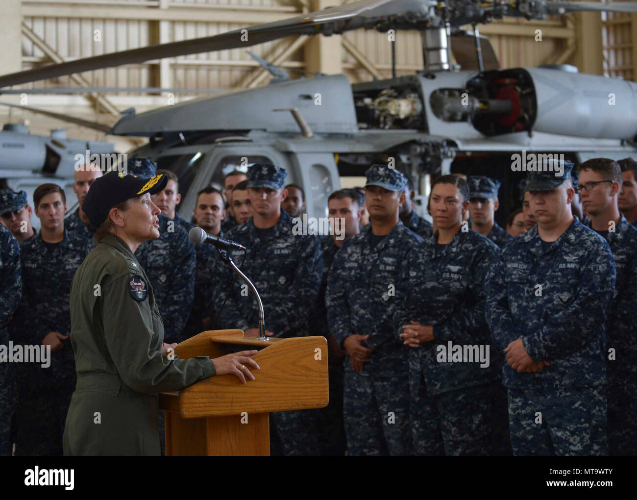 ANDERSEN AIR FORCE BASE, Guam (April 19, 2017) Rear Adm. Shoshana ...