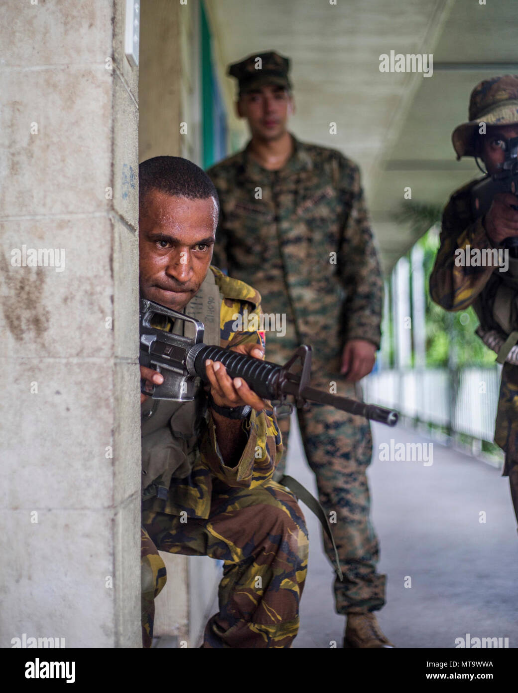 Papua new guinea defense force pngdf hi-res stock photography and ...