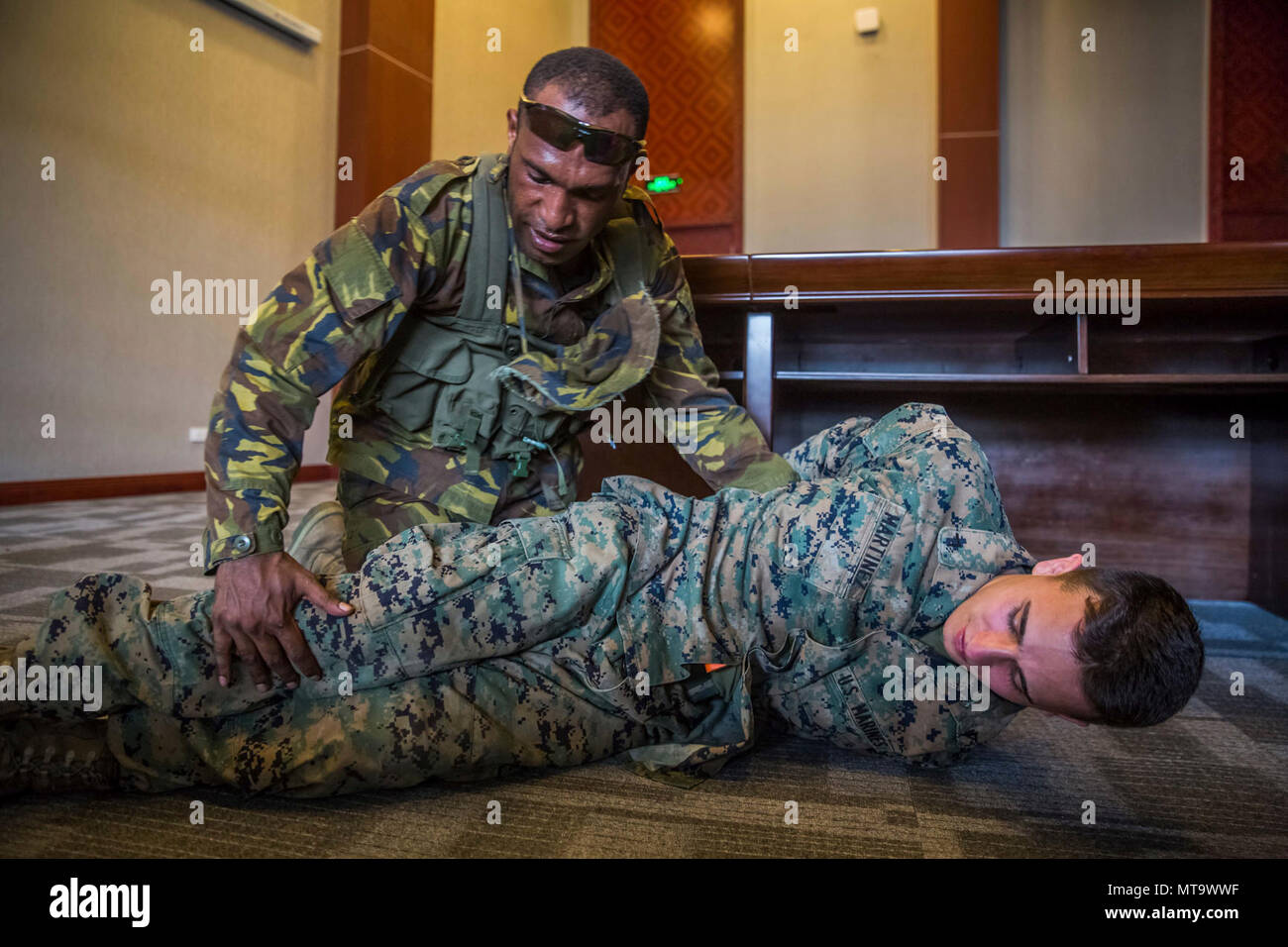 Papua new guinea defense force pngdf hi-res stock photography and ...