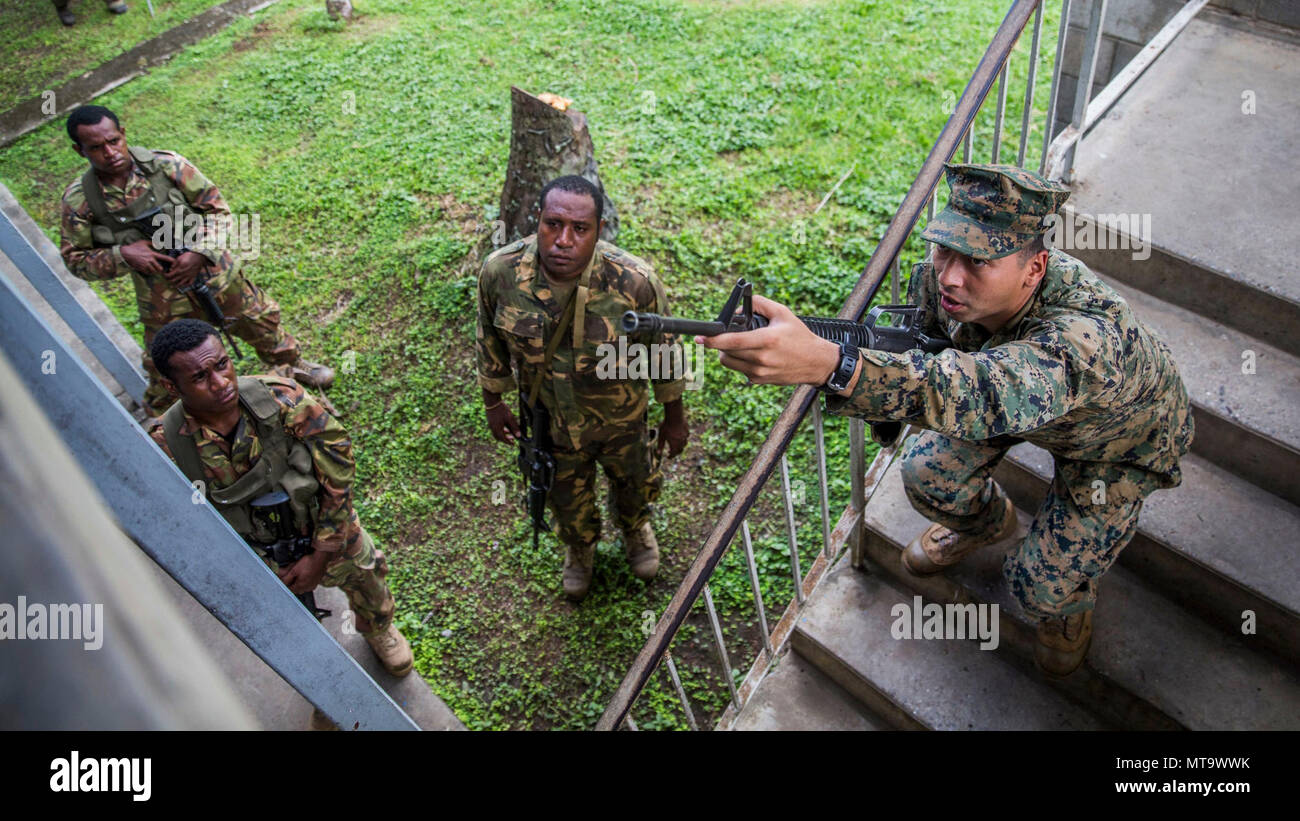 Papua New Guinea Defense Force Pngdf High Resolution Stock Photography ...