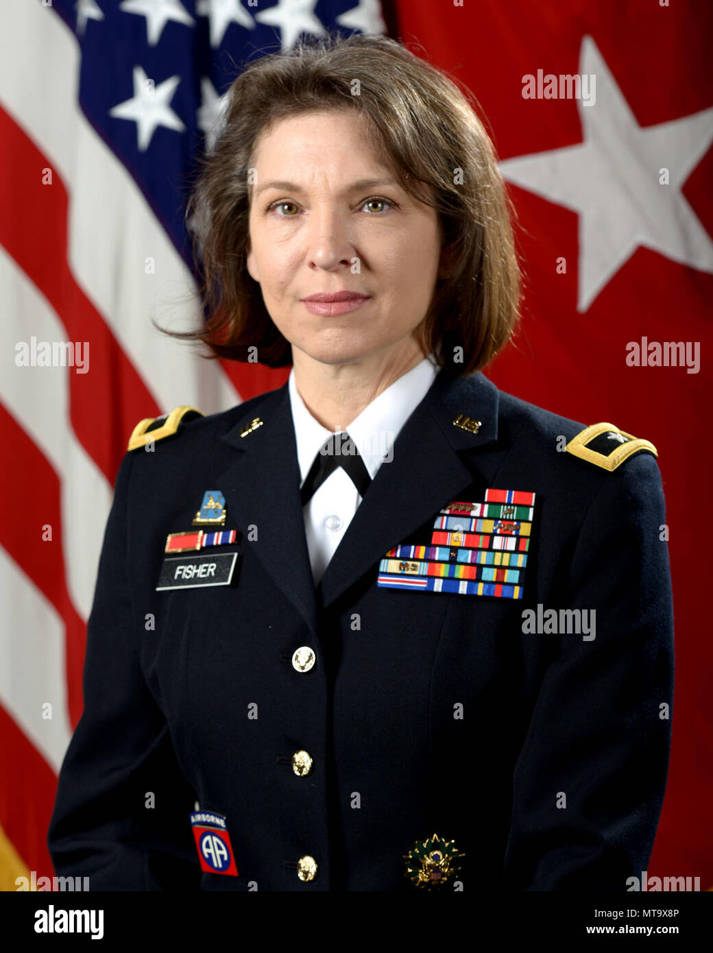 U.S. Army Brig. Gen. Kelly A. Fisher, poses for her official portrait ...
