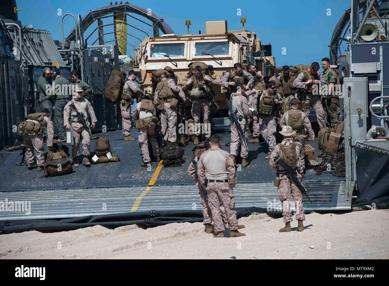 HAIFA, ISRAEL (March 7, 2018) Marines assigned to the 26th Marine ...