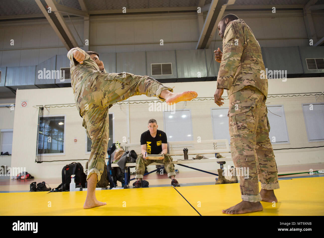 U.S. Army Sgt. Adrian Hernandez, assigned to the SHAPE Healthcare ...