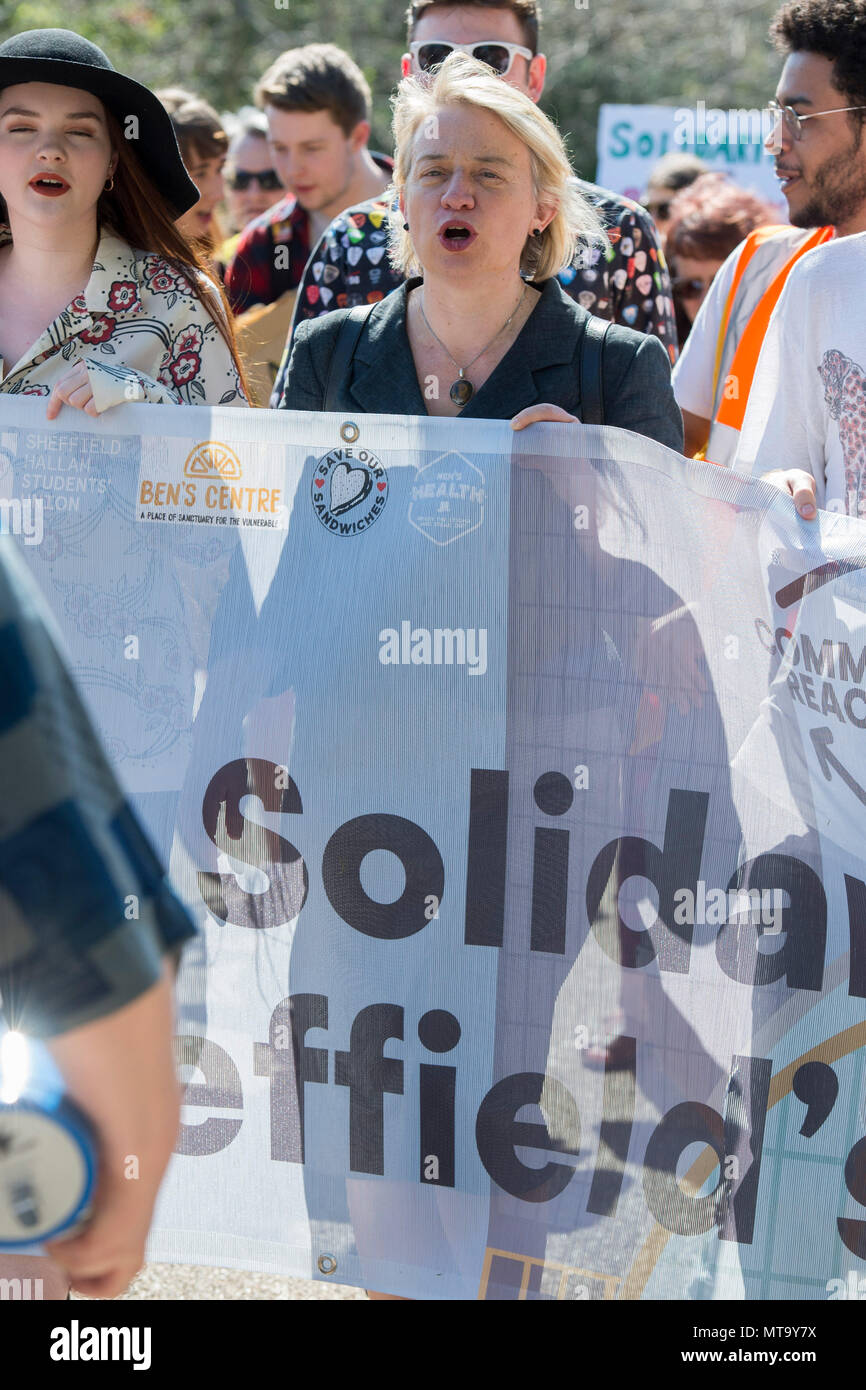 March for the Homeless in Sheffield organised by Save Our Sandwiches ...