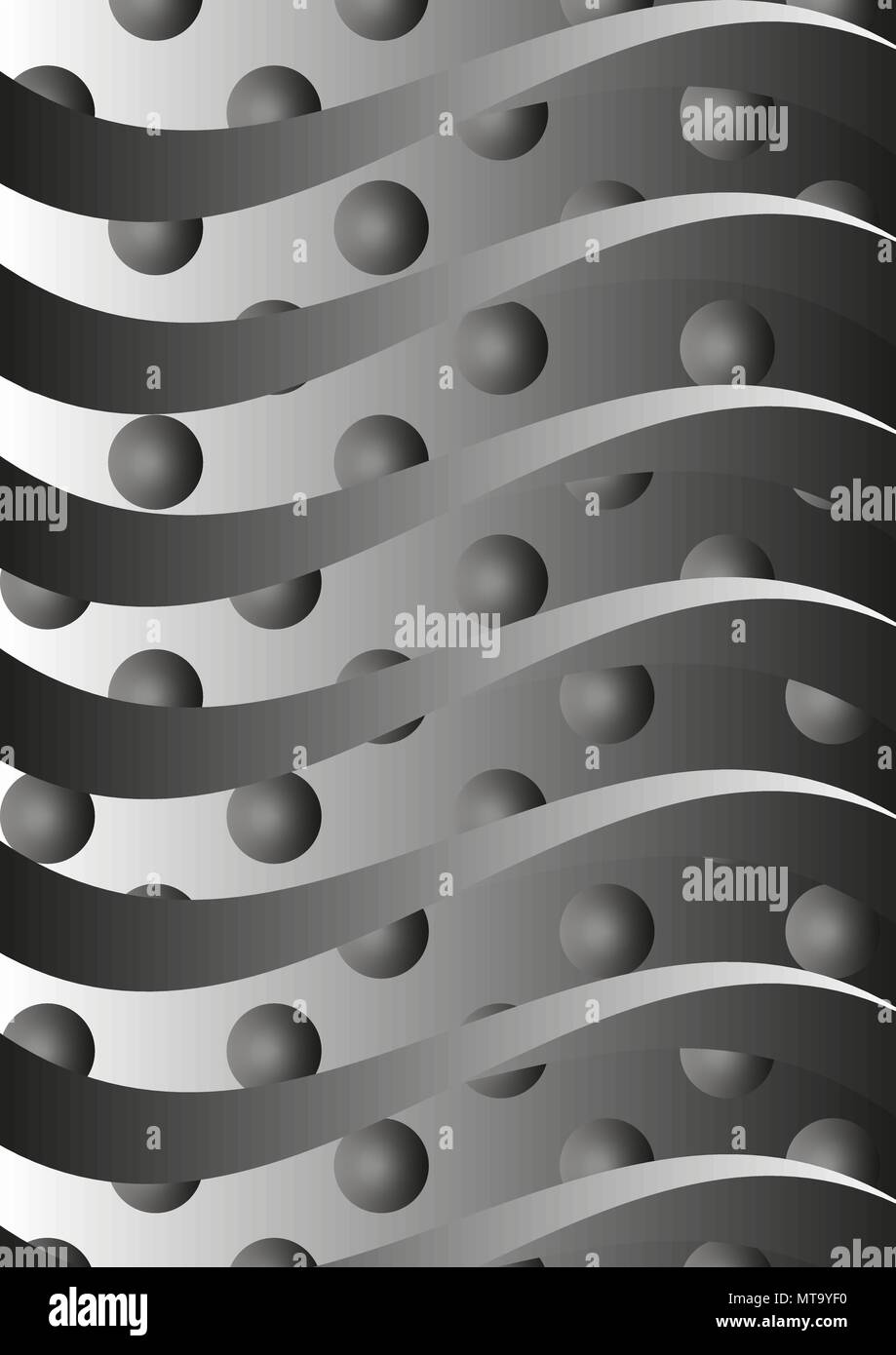 abstract background vector lines and balls Stock Vector Image & Art - Alamy