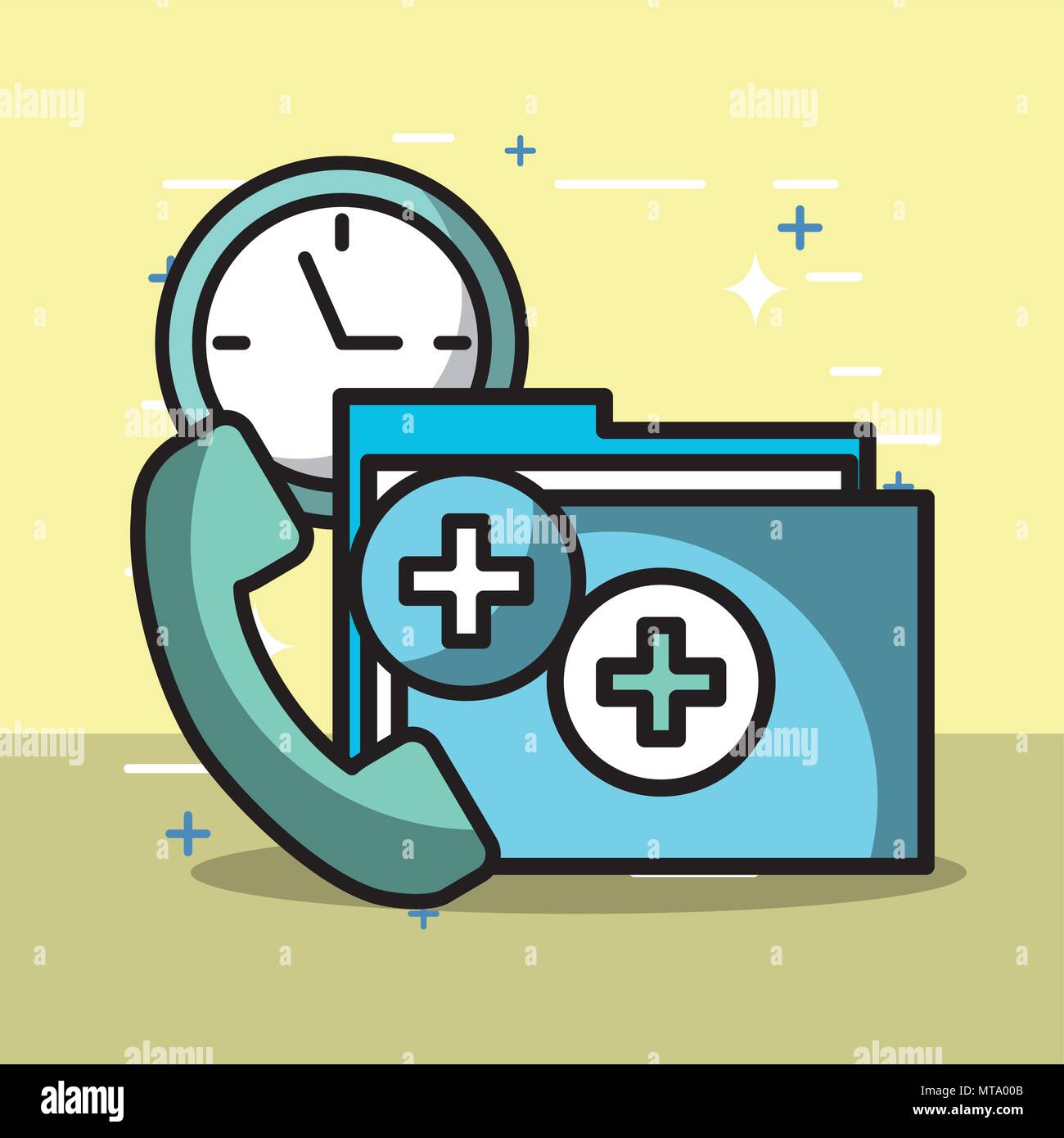 Medical records clinic Stock Vector Images - Alamy