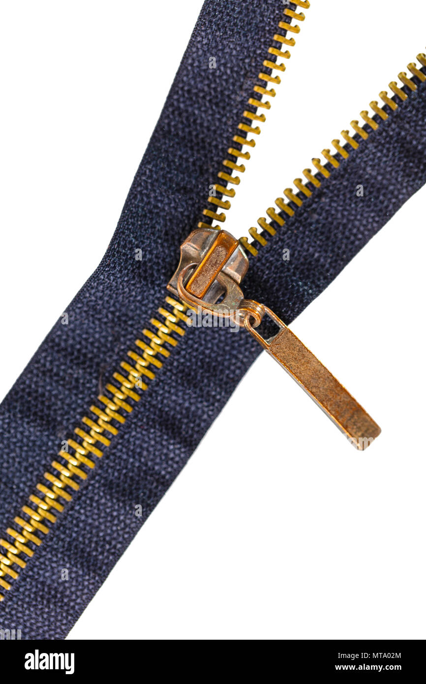 Sewing clasp close-up on white isolated background Stock Photo - Alamy