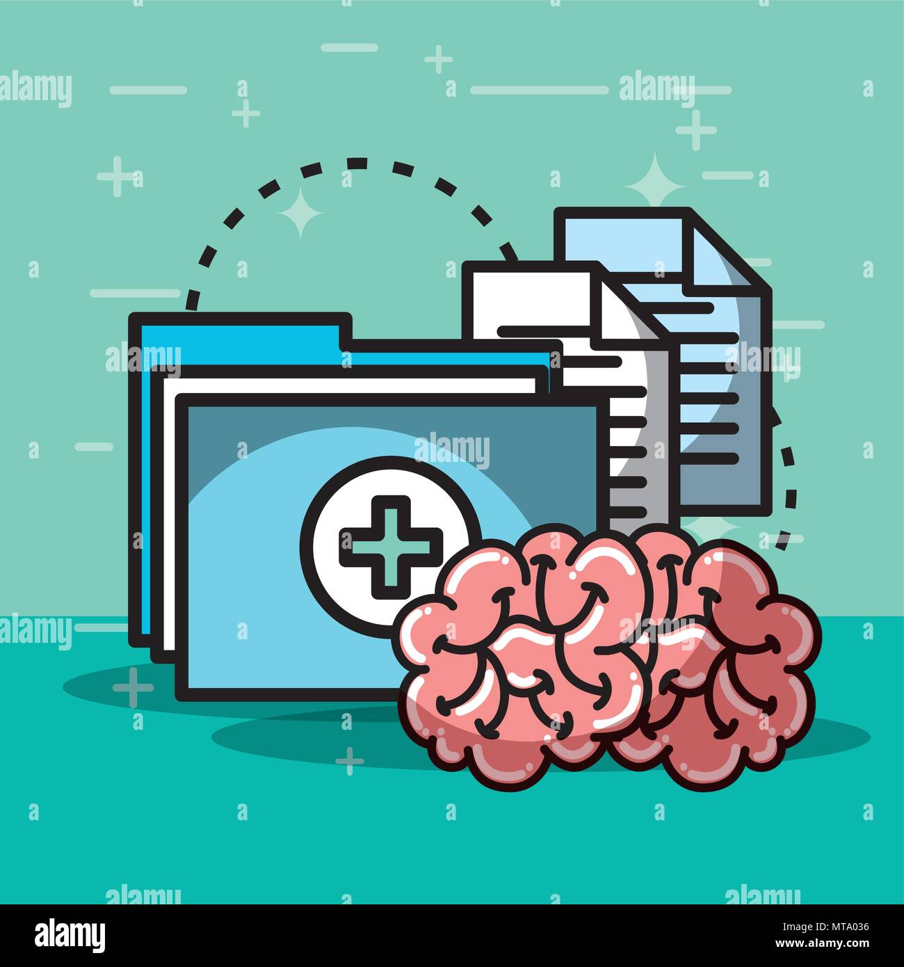 Anatomy human brain related Stock Vector Images - Alamy