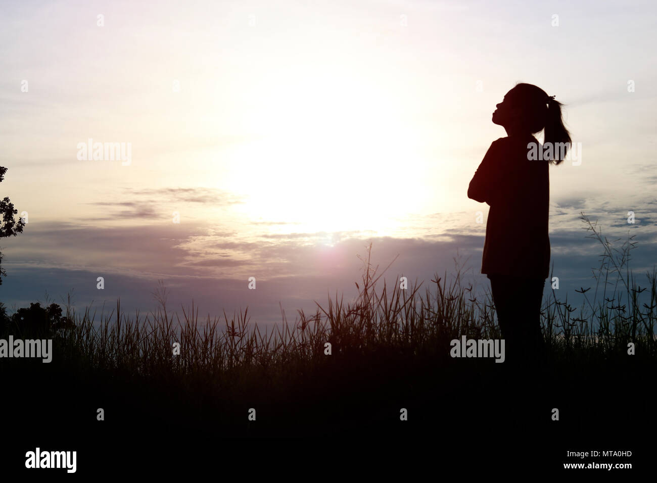 Happy women thinking summer hi-res stock photography and images - Alamy