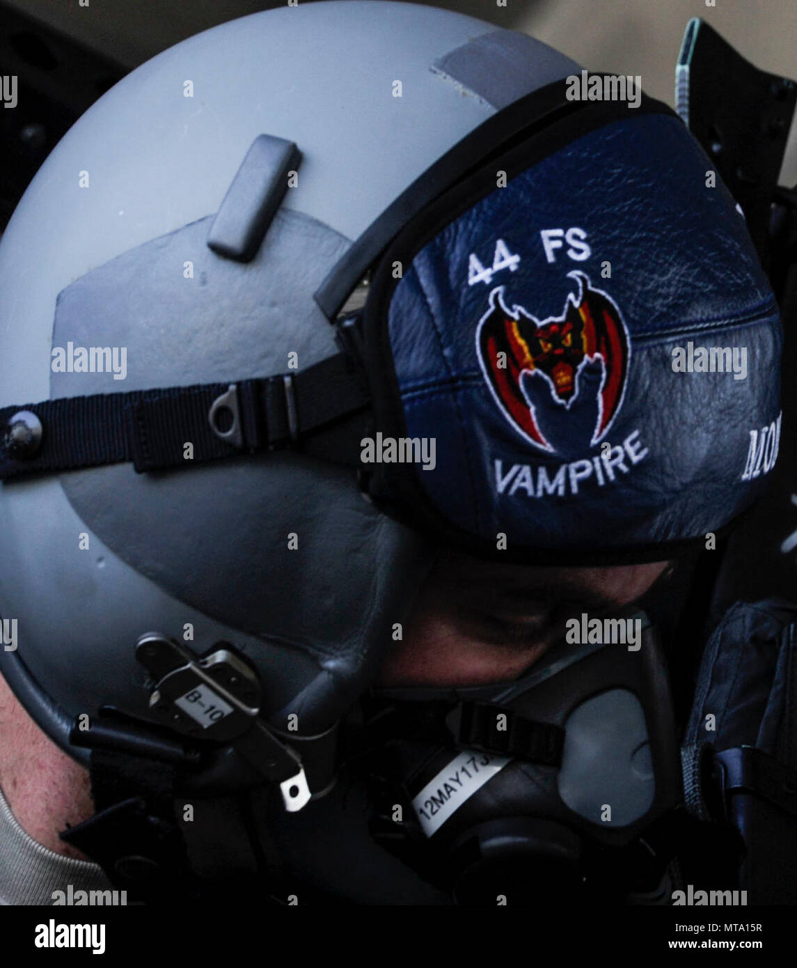 U.S. Air Force 1st Lt. Austin Hurley, 44th Fighter Squadron pilot ...