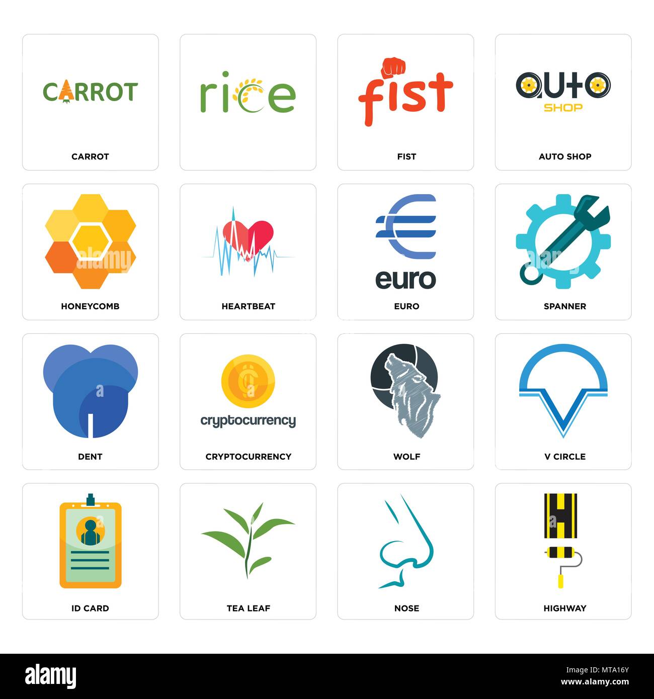 Euro leaf logo hi-res stock photography and images - Alamy