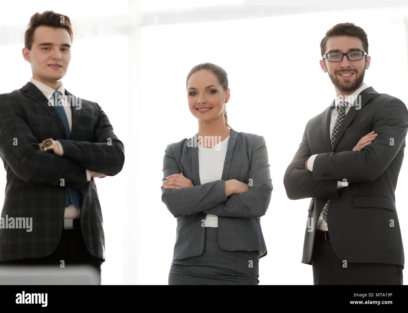 Portrait team corporate professionals hi-res stock photography and ...